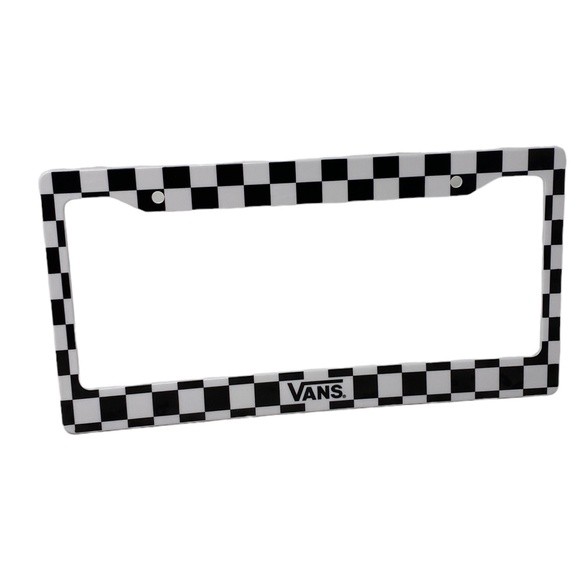Vans | Other | Vans License Plate Cover Frame Family Exclusive Black ...
